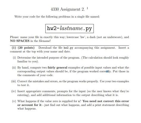 Solved 4330 Assignment 21 Write Your Code For The Following