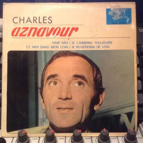 Charles Aznavour Aime Moi 1966 Vinyl Discogs