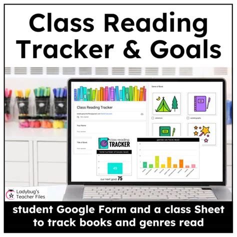 Class Reading Tracker Templates For Reading Goals Book Totals Genres