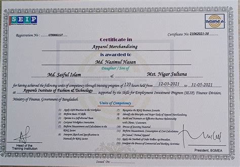 Md Nasimul Hasan On Linkedin Successfully Completed Training Program Of Seip And Certified From