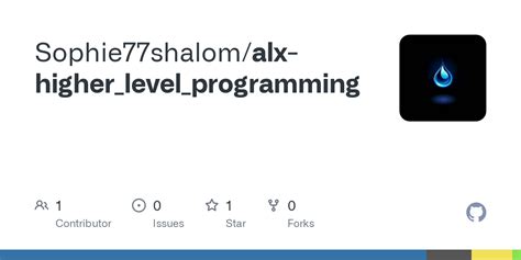 GitHub Sophie Shalom Alx Higher Level Programming