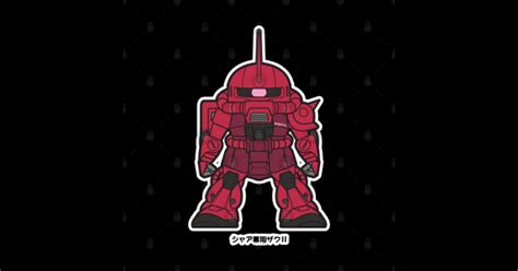 Char's Zaku II Chibi - Zaku - Sticker | TeePublic