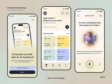 Ai Chatbot And Translate Mobile App Ui Design Behance