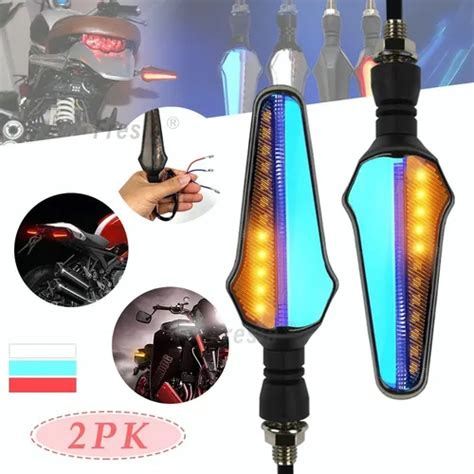 Luces De Señal De Giro Led Que Fluyen Para Motocicleta Meses Sin Interés