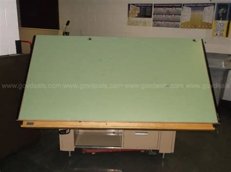 Desk O Matic Ii Drafting Table Govdeals