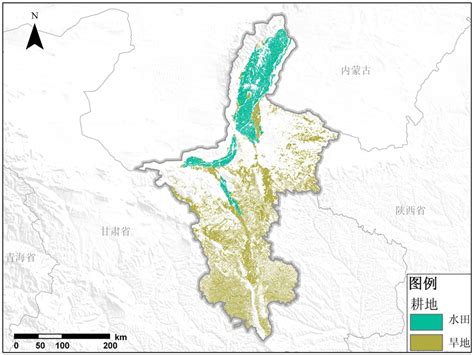 耕地分布图中耕地分布图中耕地面积分布图大山谷图库