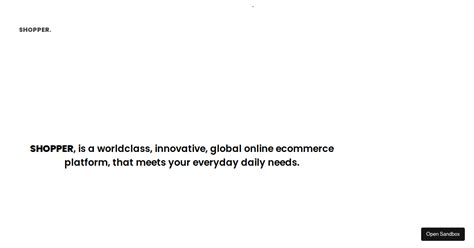 Text GSAP Codesandbox
