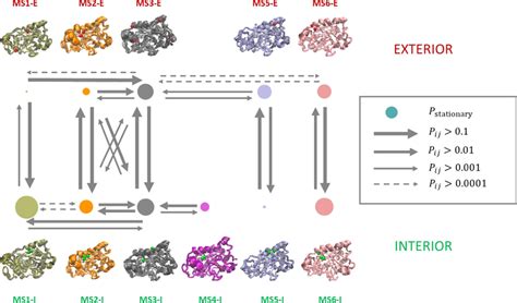 Kinetic Network Of Diffusion Dynamics The Red And Green Spheres On Download Scientific Diagram