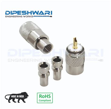 Uhf Male Connector 500 Mhz Contact Material Gold At Rs 170 Piece In