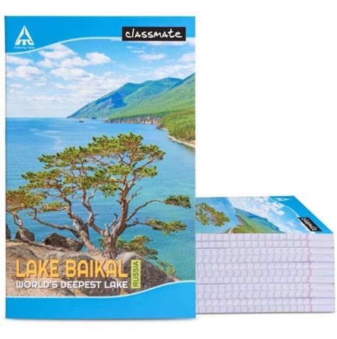 Printed Laminated Paper Cover Classmate 160 Pages A4 Notebook Packaging Size Pack Of 6 Ruled