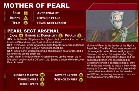 Mother Of Pearl Watcher Datafile Marvel Heroic Roleplaying Wiki