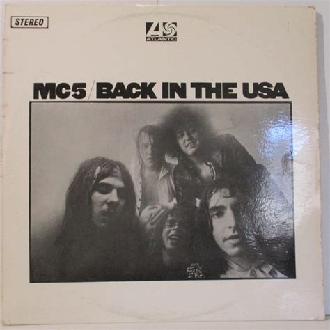 Mc5 Back In The Usa 1970 Vinyl Discogs