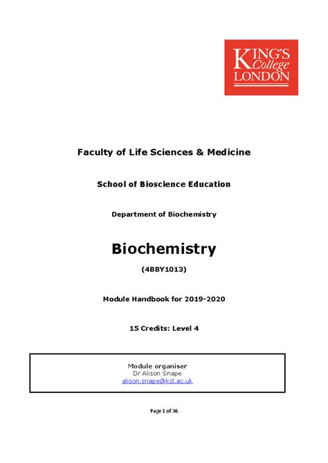 Biochemistry Module Handbook Warning Tt Undefined Function 32 Warning Tt Undefined