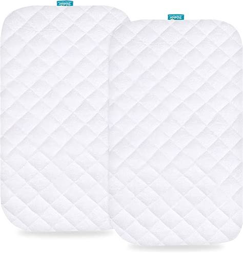 Bassinet Mattress Pad Cover Fits Dream On Me Seashell Bassinet 2 Pa
