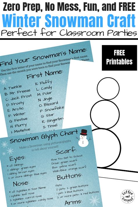 snowman project that s perfect for classroom holiday parties artofit