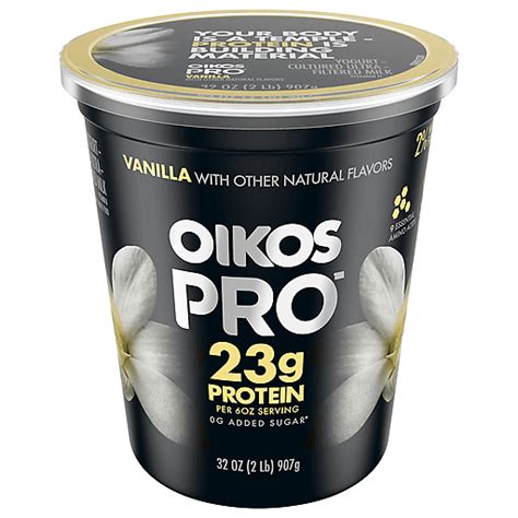 Oikos Protein Vanilla 32oz Yogurt Foodtown