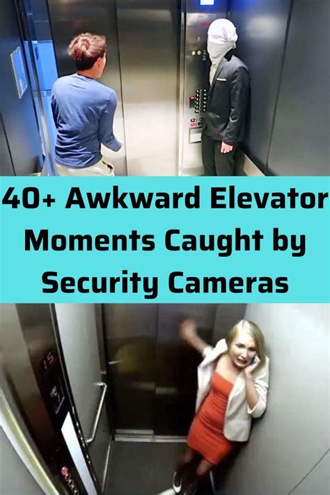 40 Awkward Elevator Moments Caught By Security Cameras Awkward In