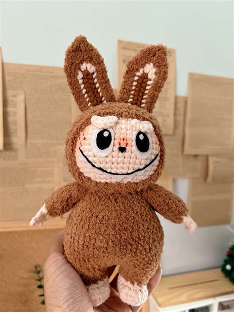 Crochet Pattern Labubupdf Crochet Monter Labubu Etsy
