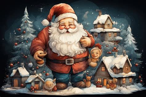 Colored Water Santa Claus Christmas Tree T Reindeer Candy Cane