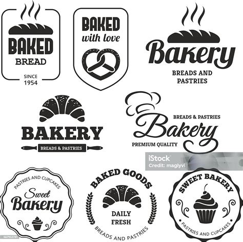 Label Roti 2 Ilustrasi Stok Unduh Gambar Sekarang Loaf Of Bread