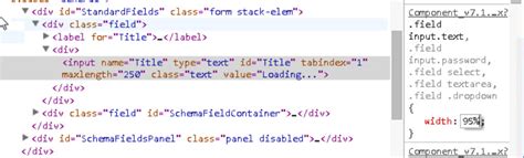 2013 enlarge the component name field in tridion component creation