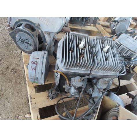 1974 Polaris 340 Tx 2 Cyl Snowmobile Engine Turns Over