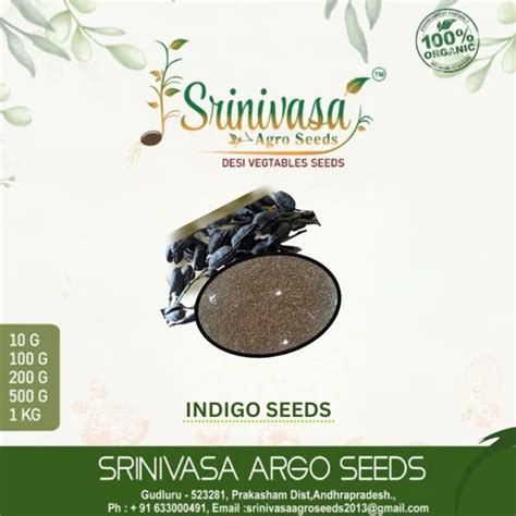 Natural Indigo Plant Seeds, For Garden at ₹ 450/kg in Prakasam | ID ...