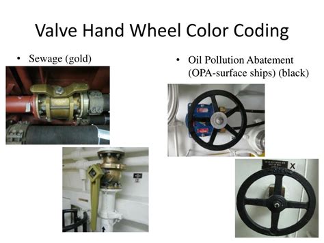 PPT Valve Hand Wheel Color Coding Pics PowerPoint Presentation Free Download ID 6902524