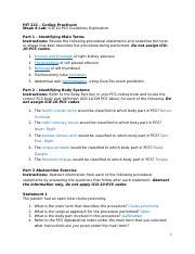 Week 8 Lab PCS Guidelines Exploration Docx HIT 221 Coding Practicum Week 8 Lab ICD 10 PCS