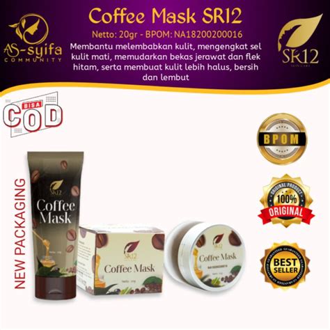 Jual PENGHILANG KOMEDO MASKER KOPI COFFEE MASK SR PENCERAH KULIT PENGHILANG FLEK HITAM