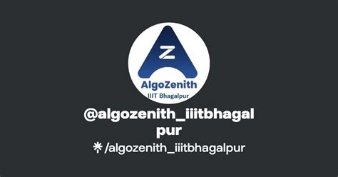 Algozenithiiitbhagalpur Instagram Linktree