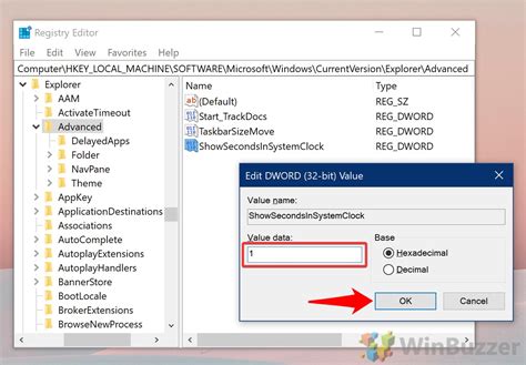 How To Show Seconds On The Windows Taskbar Clock WinBuzzer