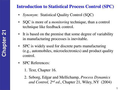 introduction to statistical process control spc for