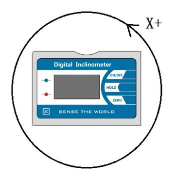 High Accuracy Wireless Digital Inclinometer With LCD Screen And Strong
