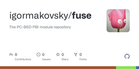 github igormakovsky fuse the pc bsd pbi module repository