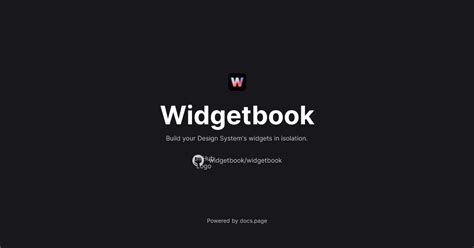 Widgetbook