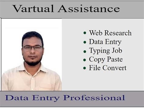 Data Entry Specialist Copy Paste Web Research Upwork