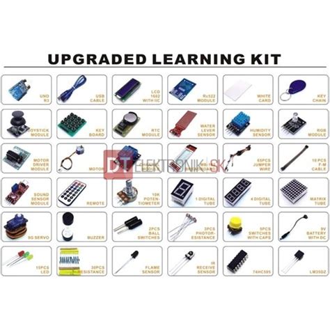 Modul Arduino Upgraded Learning Kit Vývojový Starter Kit Uno R3