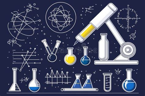 The Stem Education Concept Is Illustrated In An Outline Style With A Modern Horizontal Frame