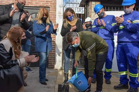 Malena Galmarini Inauguró Una Red Cloacal Que Beneficiará A 11000