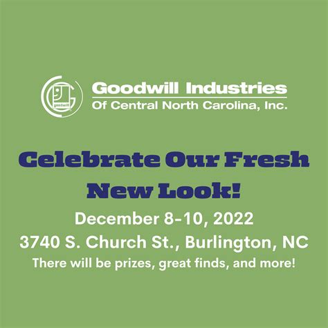 Come See Our Fresh New Look In Burlington Triad Goodwill