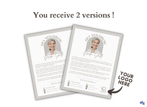 Real Estate Introduction Letter Meet Your Realtor Introduction Flyer