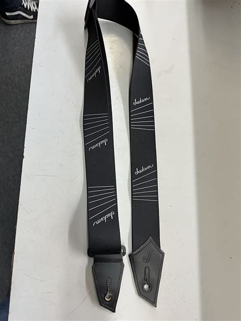Jackson String Pattern Guitar Strap Black Reverb