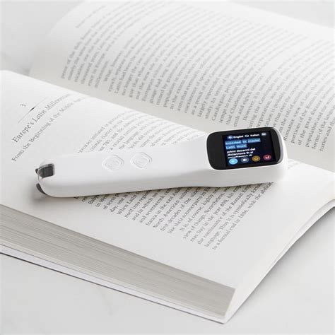 The Word Scanning Talking Translation Pen Hammacher Schlemmer