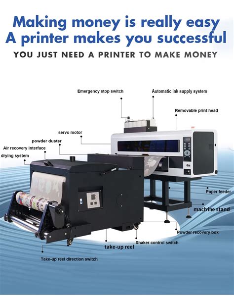 Okai 24inch Dtf Printer Set Heat Transfer Inkjet Printers Direct To Film Printer With Dual Head