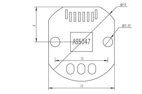 Encoder Pcb With As5047 Spi 1517mm