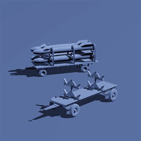 3d Deck Equipment Aircraft Carrier Model