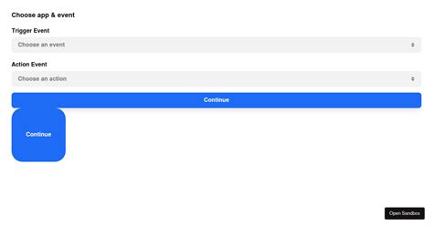 Zapier Editor Codesandbox