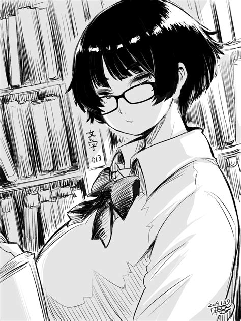 Safebooru 1girl Bangs Black Hair Book Bookshelf Bow Bowtie Breasts