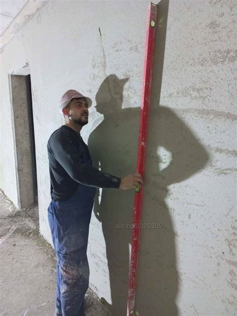 Машинна мазилка с Турбозол Строителни услуги София Търся работа за варо циментова маши